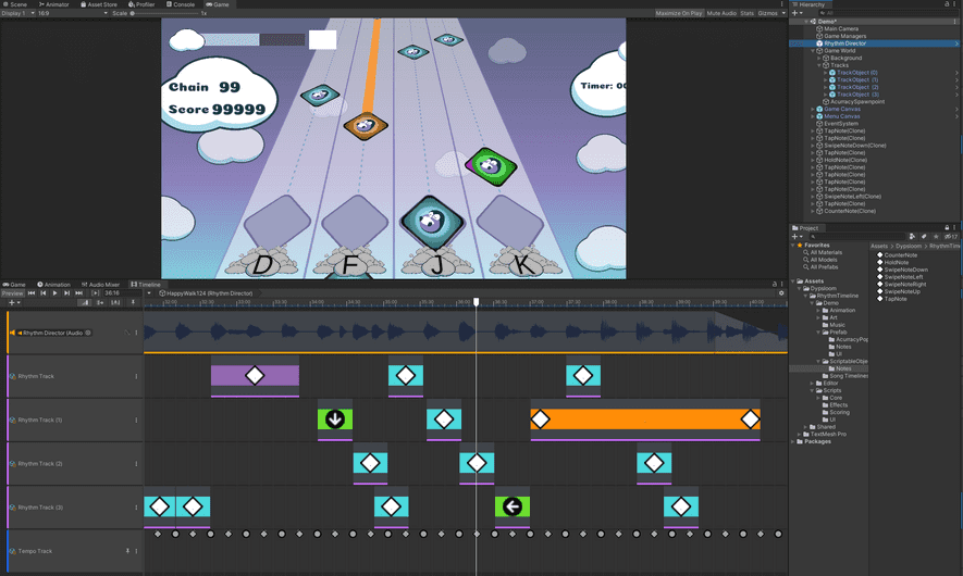Rhythm Timeline is live! | Dypsloom